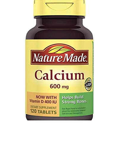 Nature Made Calcium 600 mg tablets