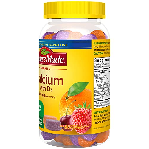 Nature Made calcium for overall wellness