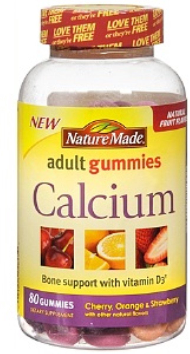 Nature Made calcium gummies for strong bones