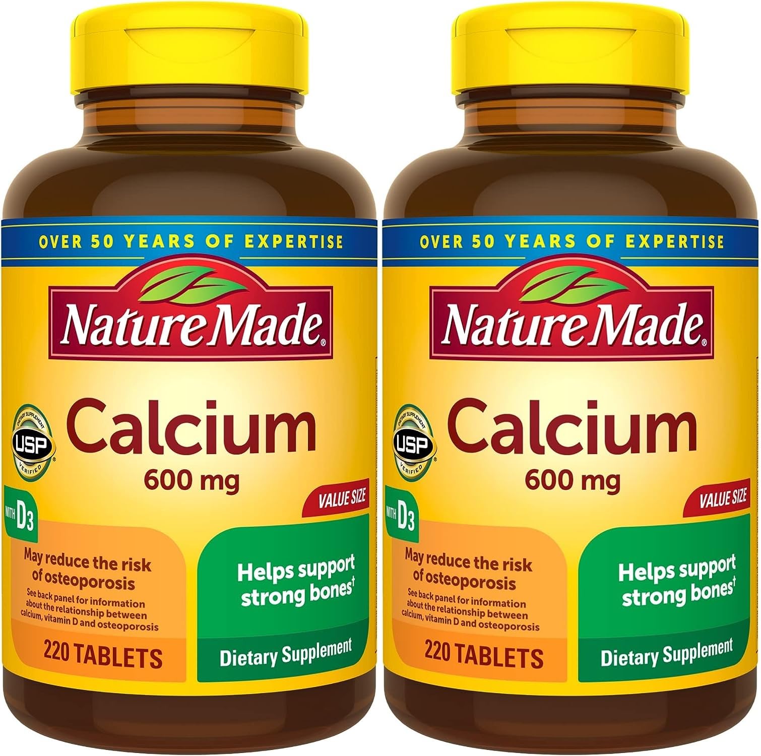 Nature Made calcium supplement for bones