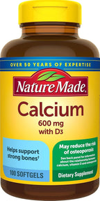 Nature Made calcium supplement for strong bones