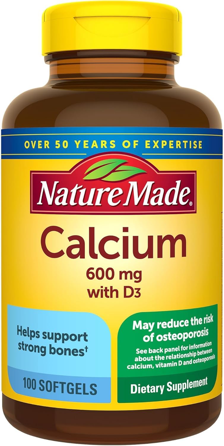 Nature Made calcium supplement for strong bones
