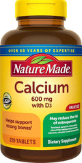 Nature Made calcium supplement tablets