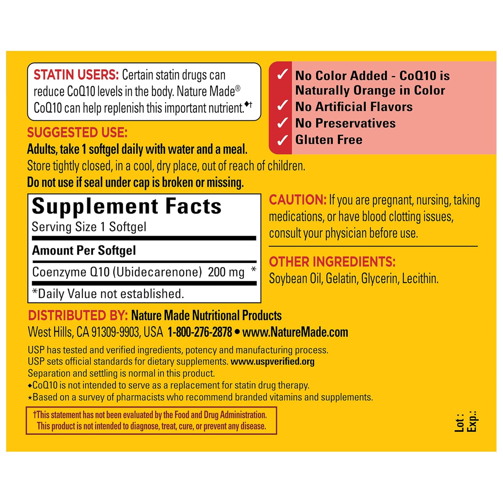 Nature Made CoQ10 for active lifestyle