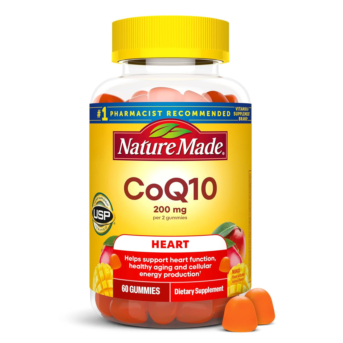 Nature Made CoQ10 gummies for heart health