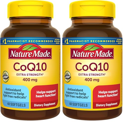 Nature Made CoQ10 softgels for heart health