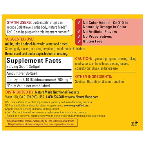 Nature Made CoQ10 supports cardiovascular function