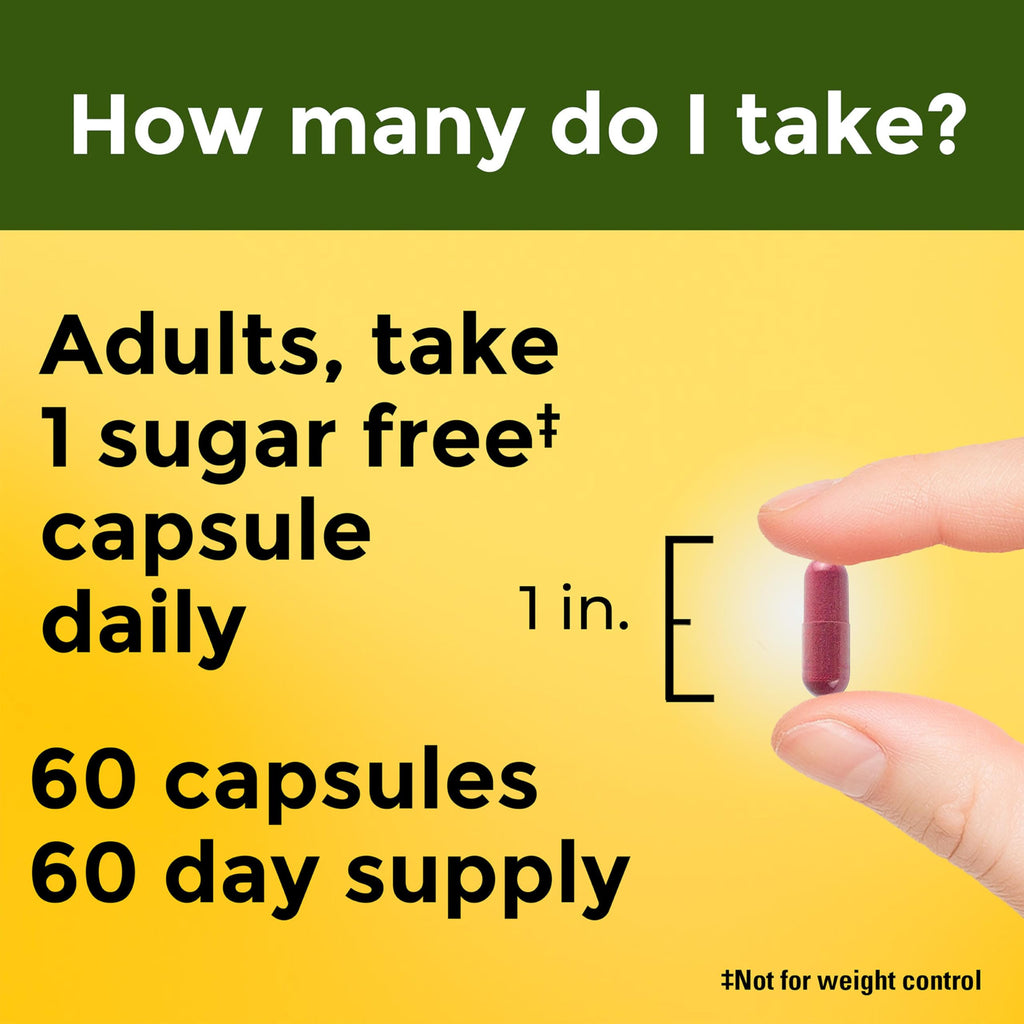 Nature Made cranberry 60 day supply