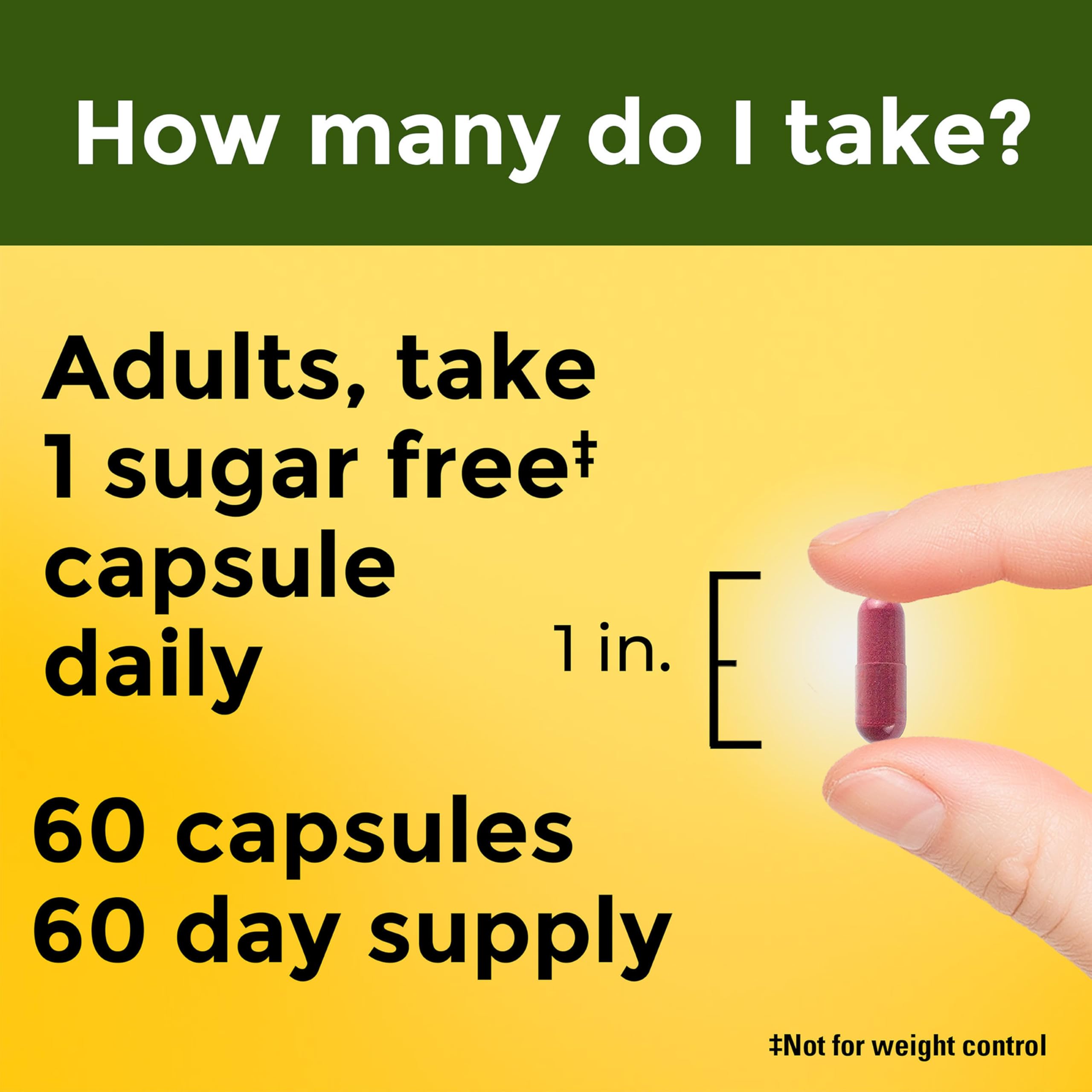 Nature Made cranberry 60 day supply