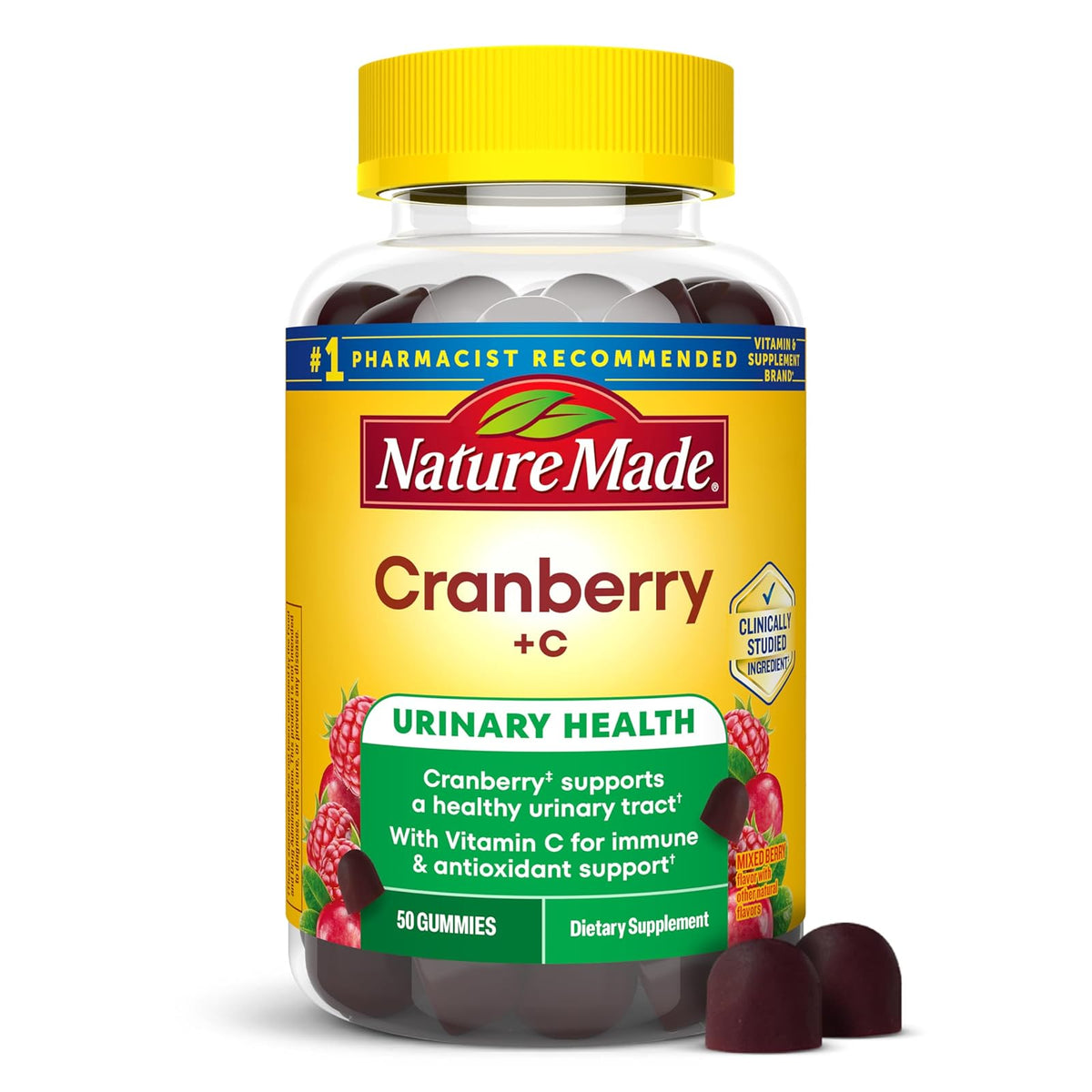 Nature Made cranberry gummies with vitamin C