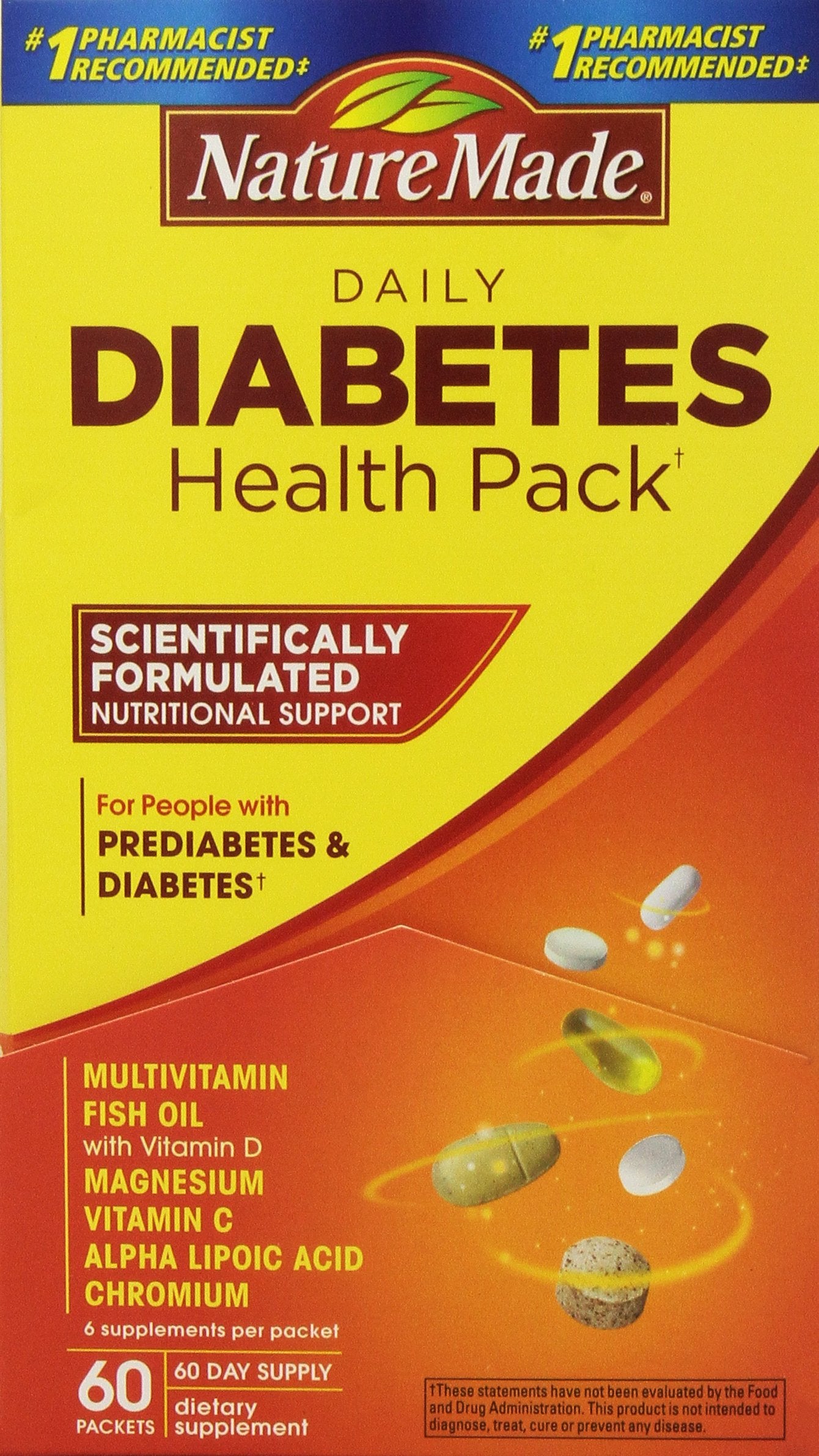 Nature Made diabetes health supplements