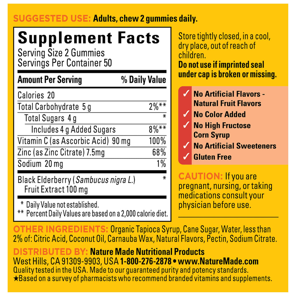 Nature Made elderberry for everyday wellness