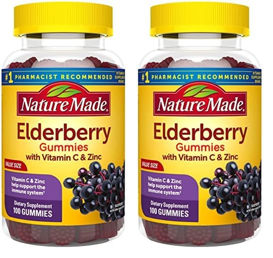 Nature Made elderberry gummies for immunity