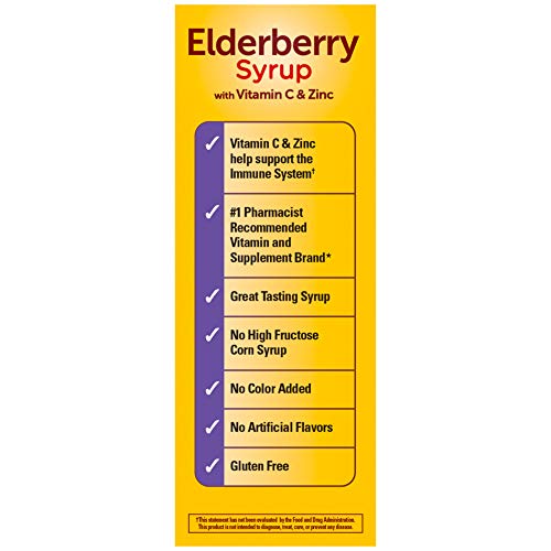 Nature Made elderberry syrup for adults