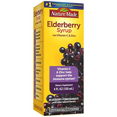 Nature Made elderberry syrup for immunity
