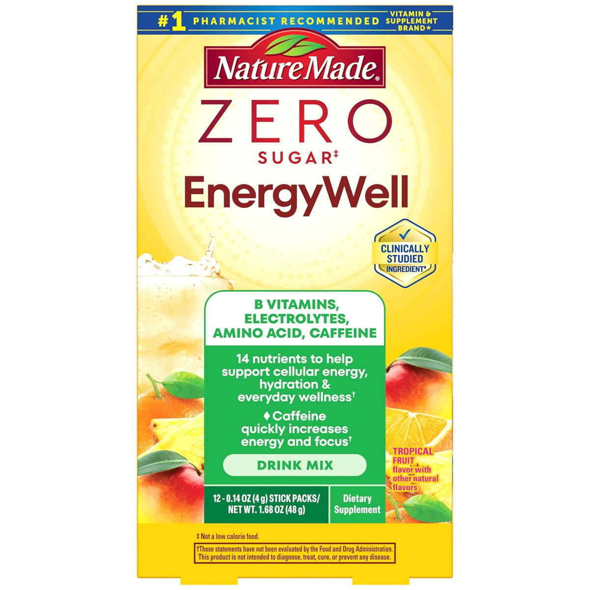 Nature Made EnergyWell drink mix packets