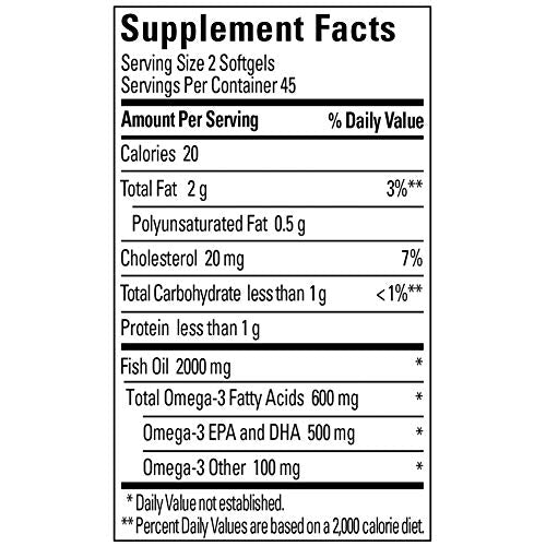 Nature Made fish oil benefits