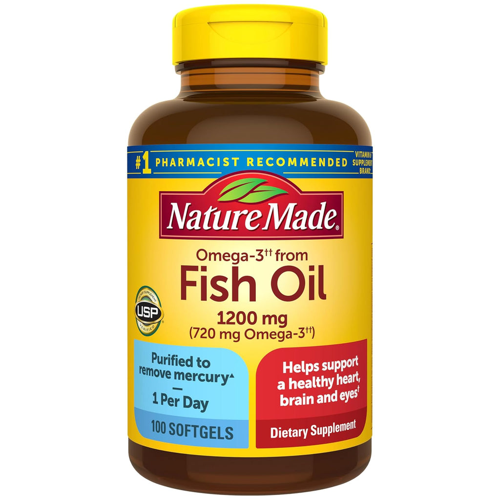 Nature Made fish oil softgels