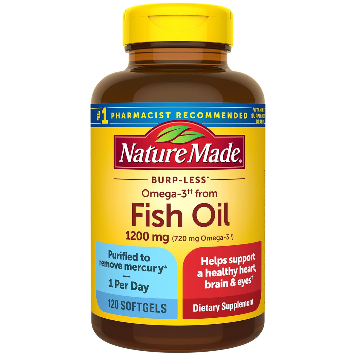 Nature Made fish oil softgels