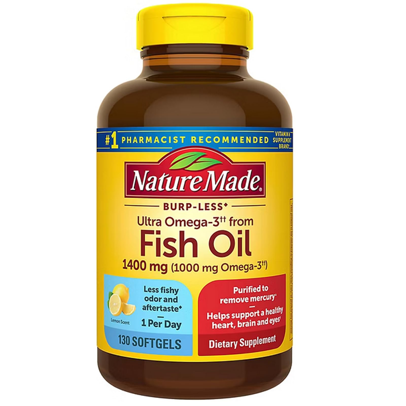 Nature Made fish oil softgels