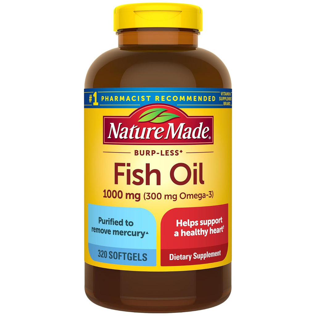 Nature Made fish oil softgels