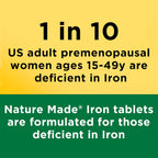 Nature Made iron for healthy blood