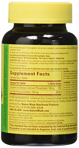 Nature Made Iron for improved vitality