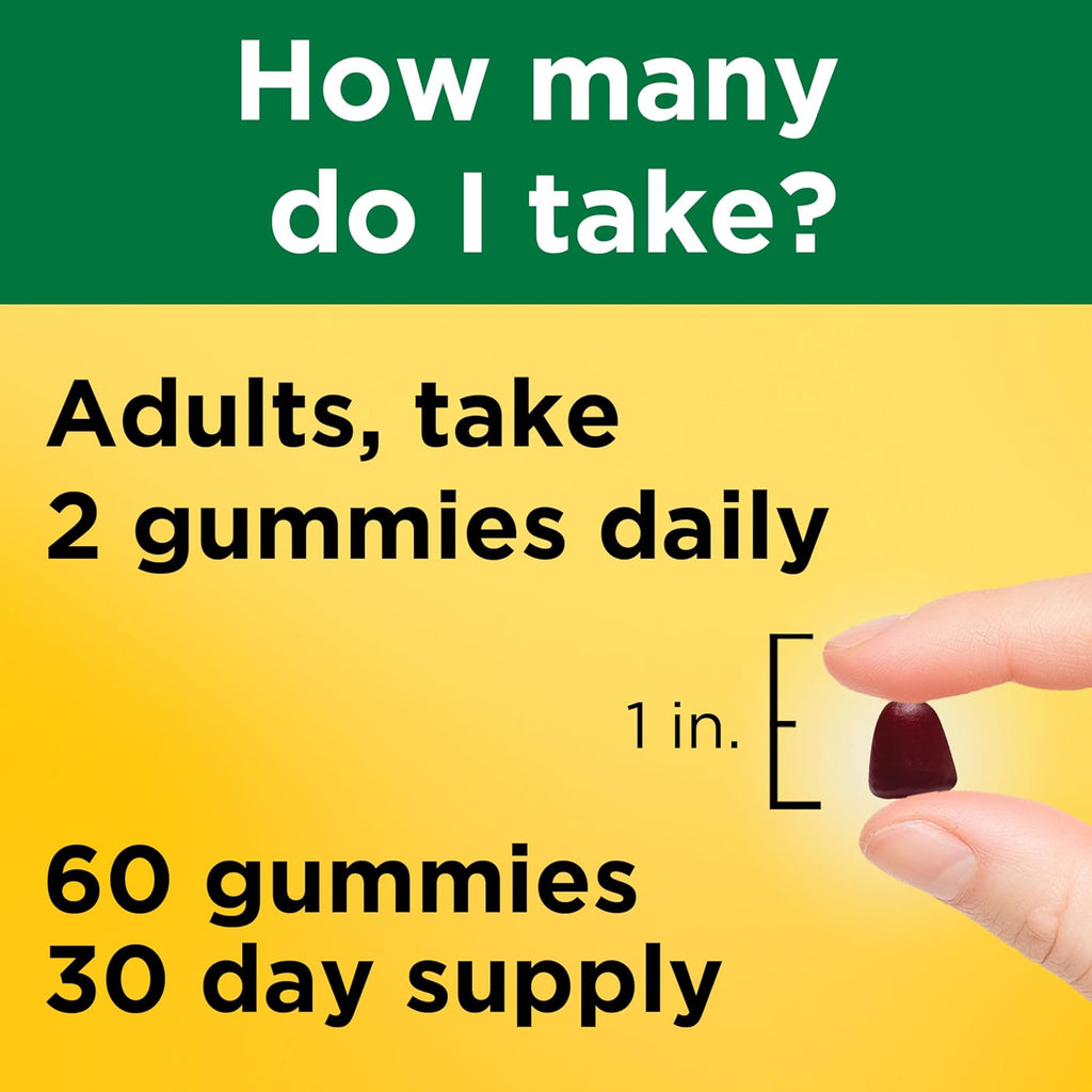 Nature Made iron gummies for immunity