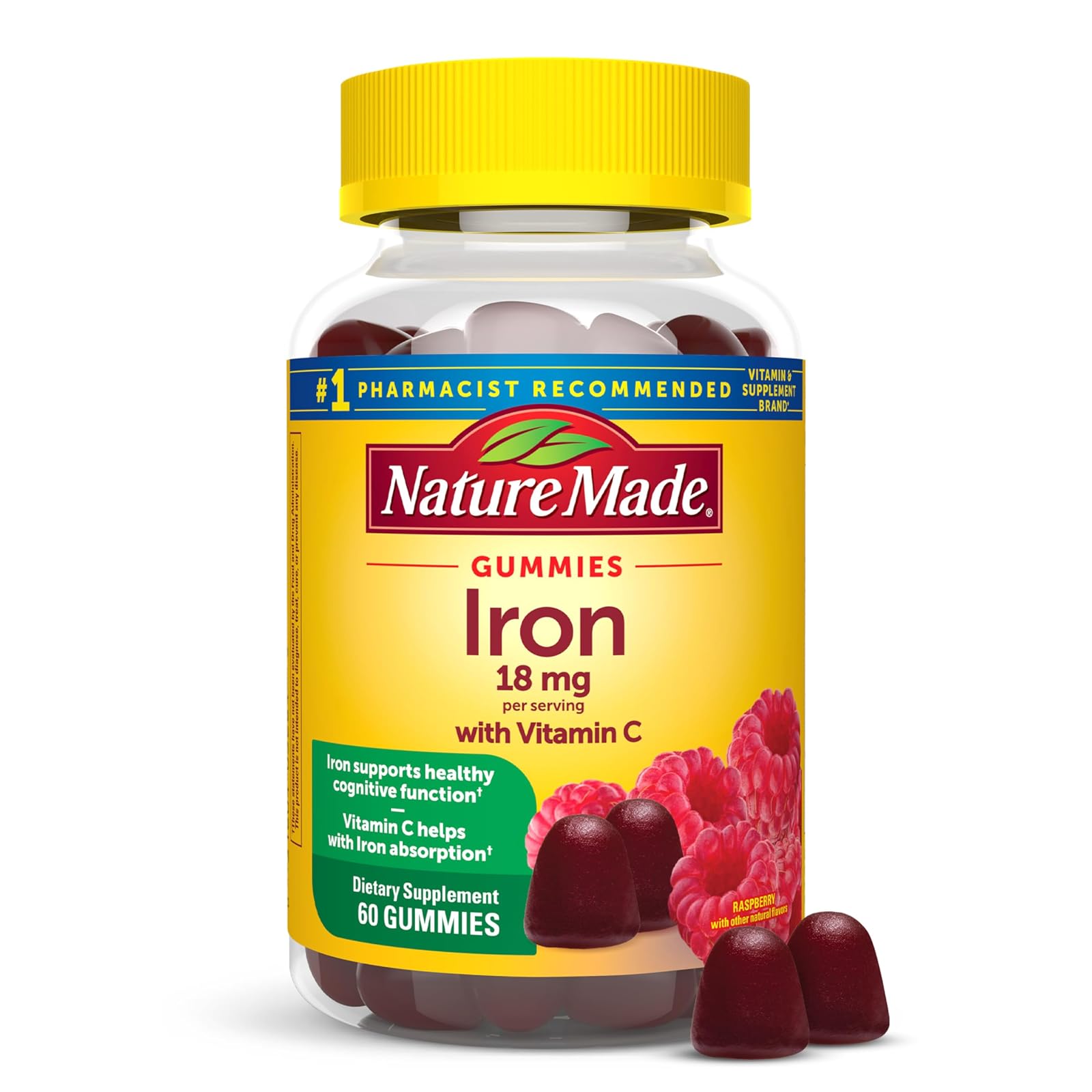 Nature Made iron gummies for women