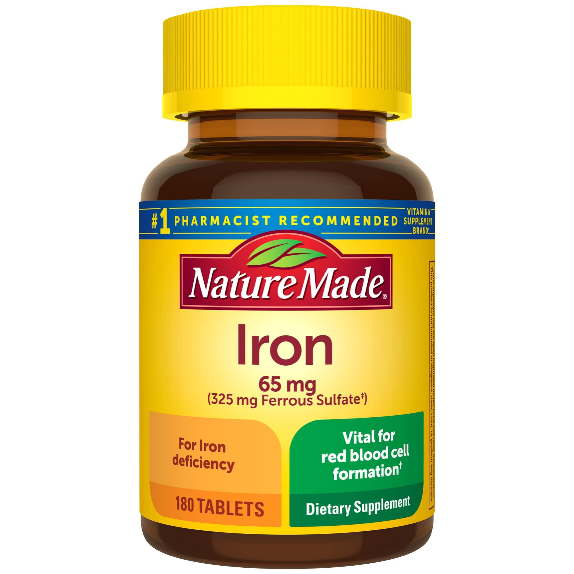 Nature Made Iron supplement tablets