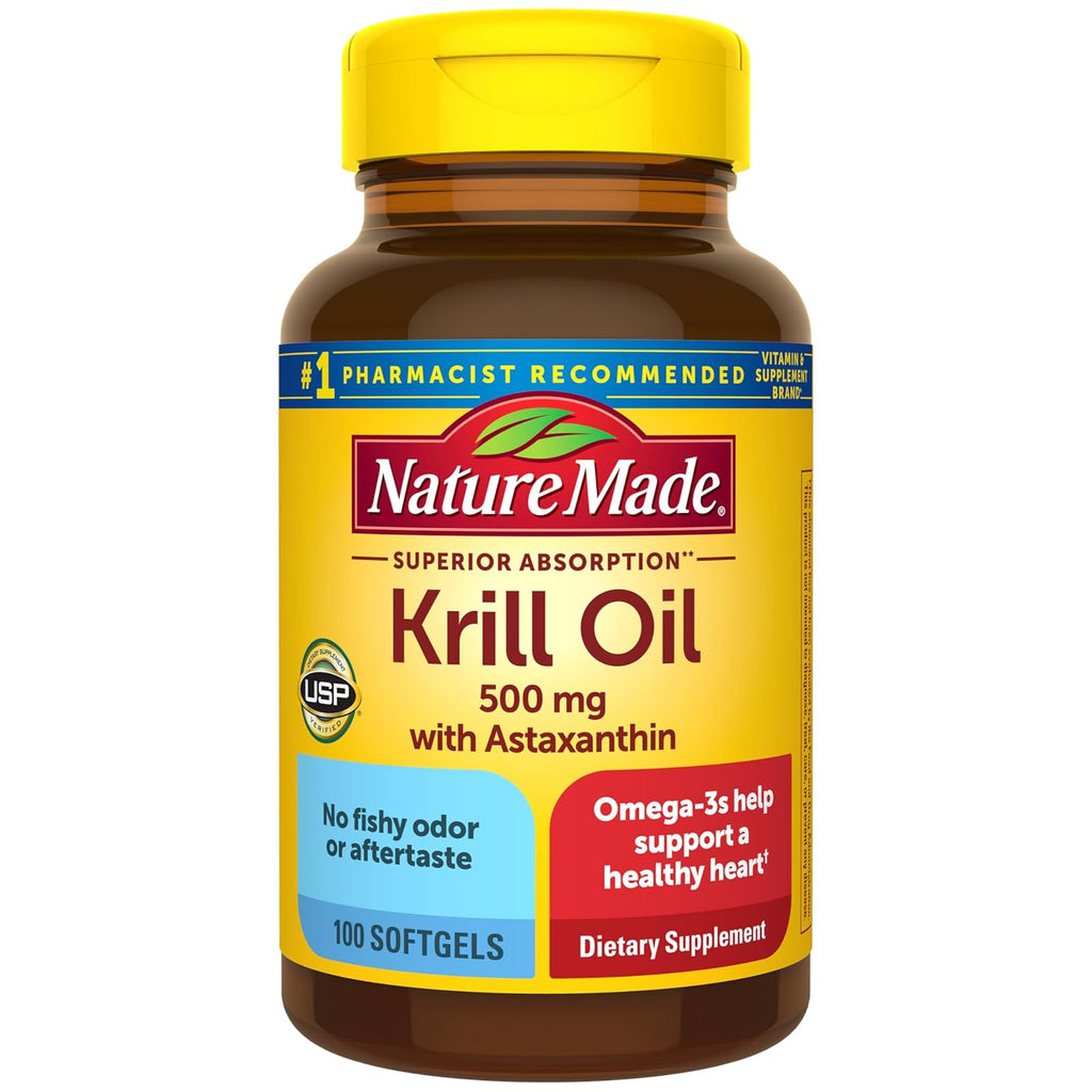 Nature Made krill oil softgels
