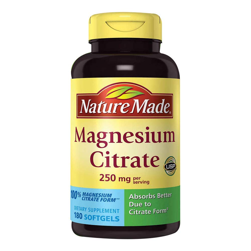 Nature Made magnesium citrate soft gels