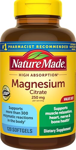 Nature Made magnesium citrate softgels