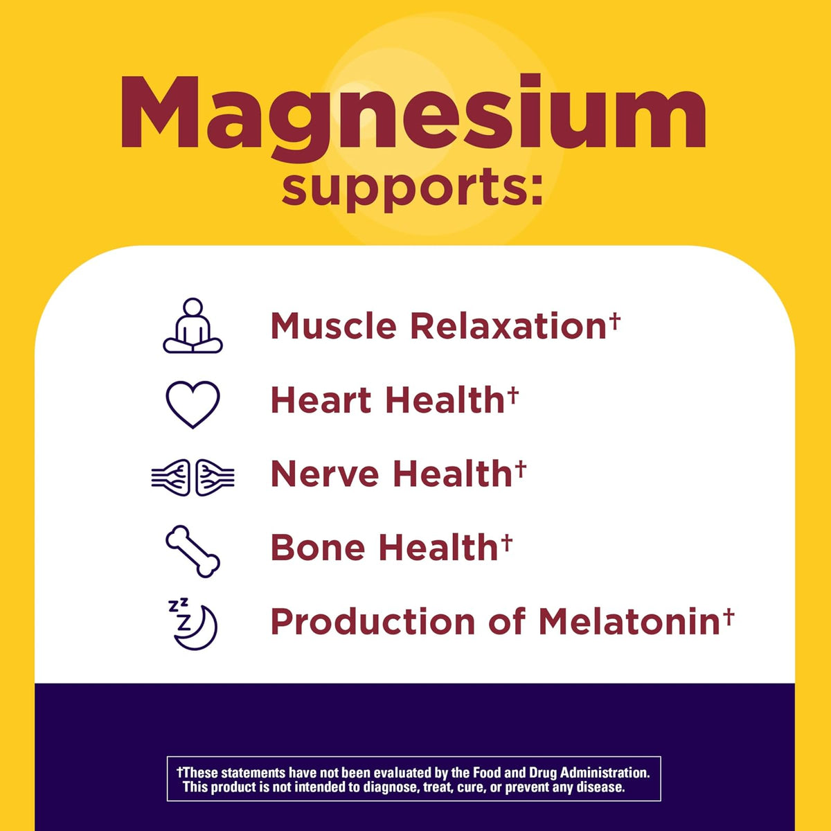 Nature Made magnesium for better sleep