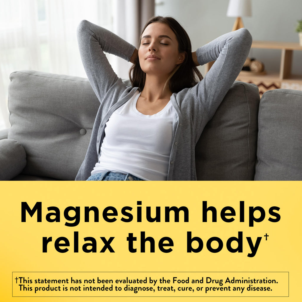 Nature Made magnesium for men and women