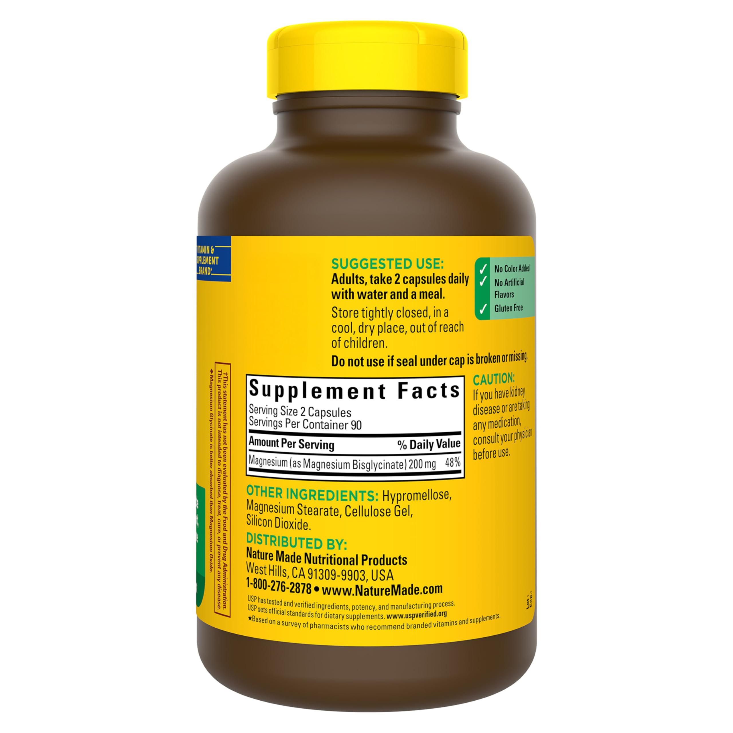 nature made magnesium for optimal health