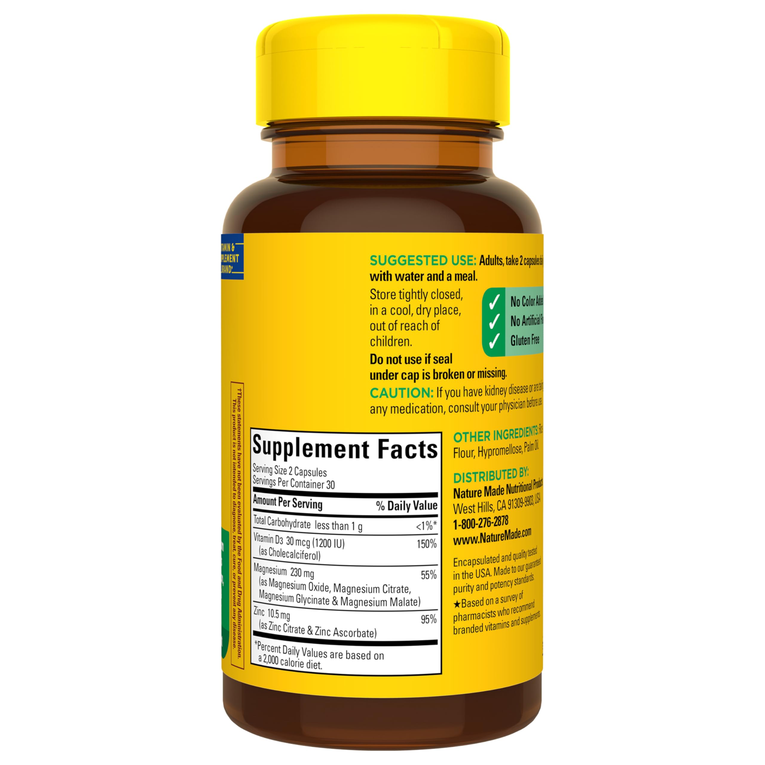 Nature Made magnesium for vitality