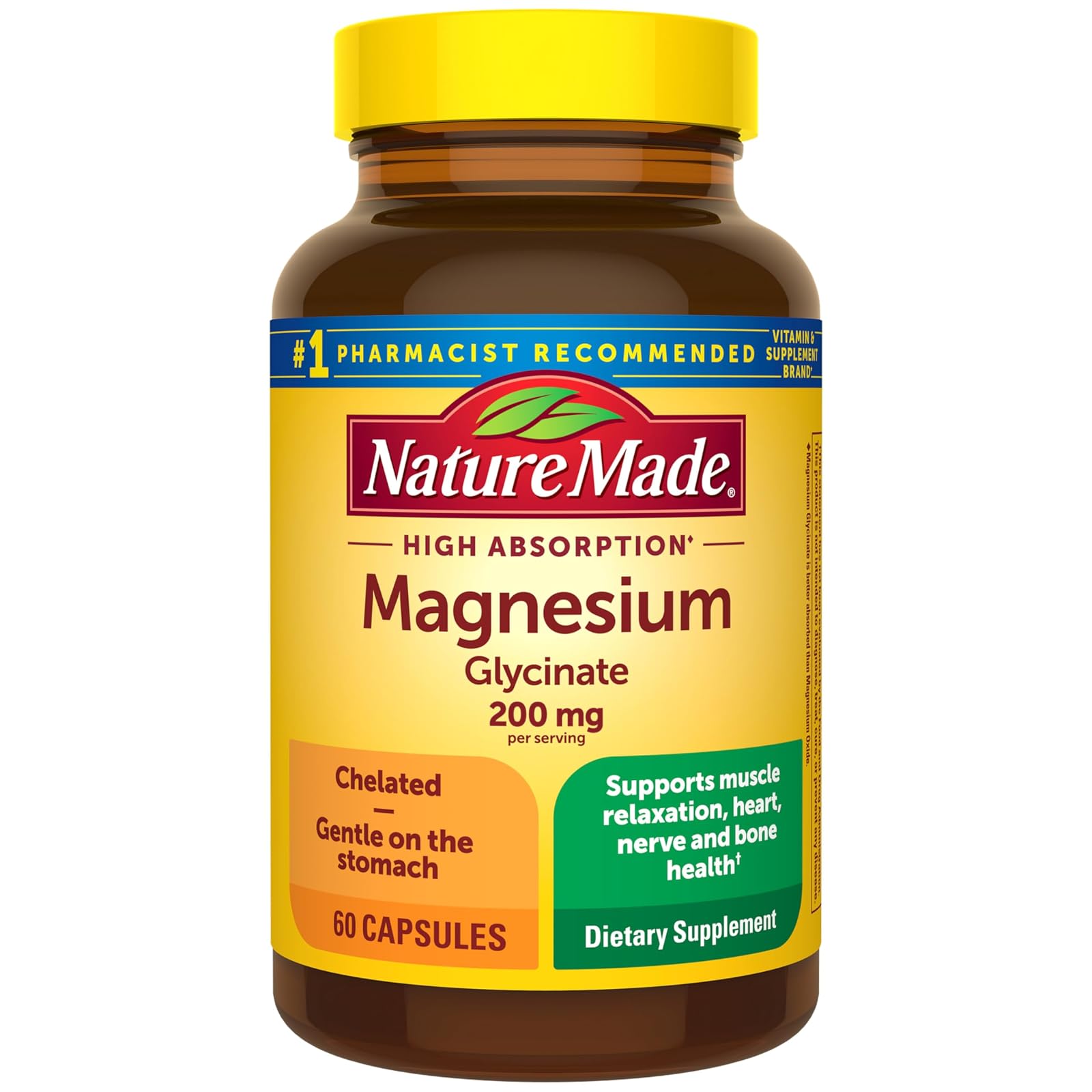 Nature Made magnesium glycinate capsules