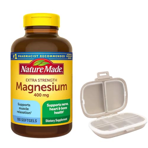 Nature Made magnesium softgels for muscle health