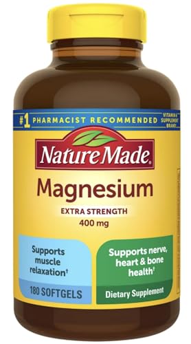 Nature Made magnesium softgels for relaxation
