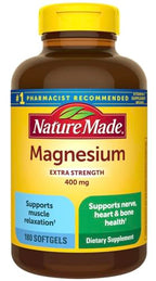 Nature Made magnesium softgels for relaxation