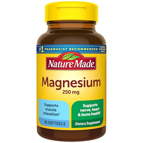 Nature Made Magnesium softgels for relaxation