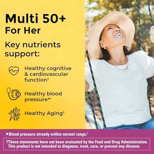 Nature Made Multi for Her 50+ nutrition
