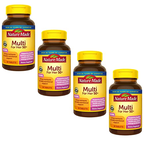 Nature Made multivitamins for women 50+