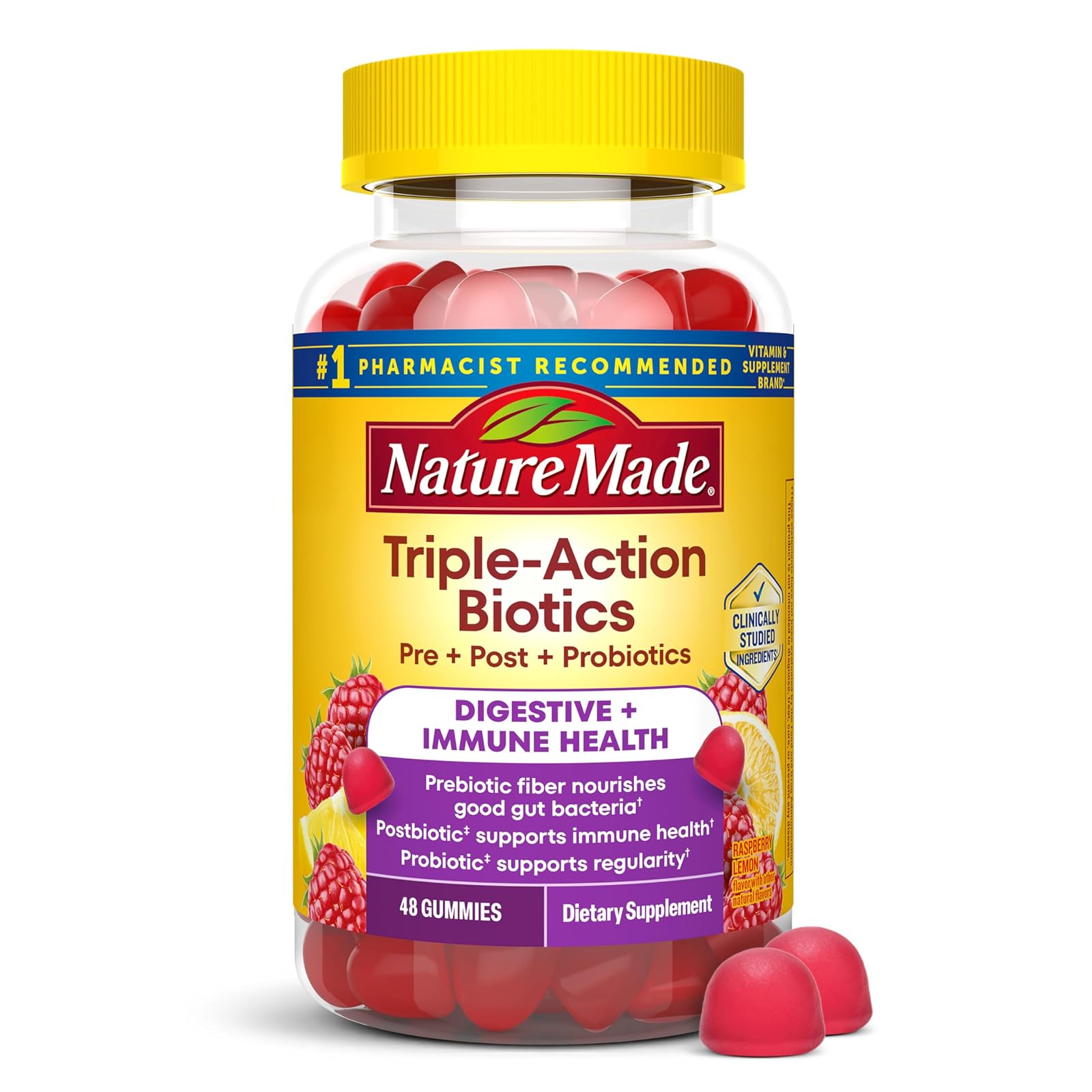Nature Made prebiotic fiber gummies