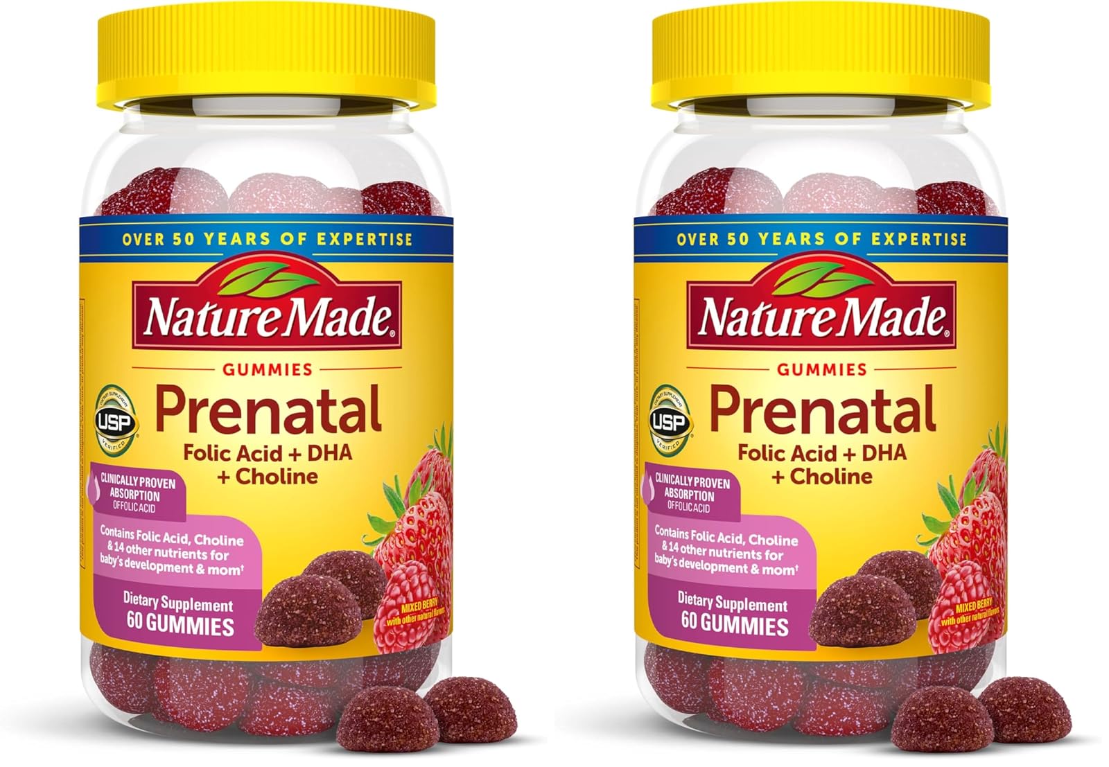 Nature Made prenatal gummies for moms