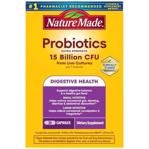 Nature Made probiotics for digestive health