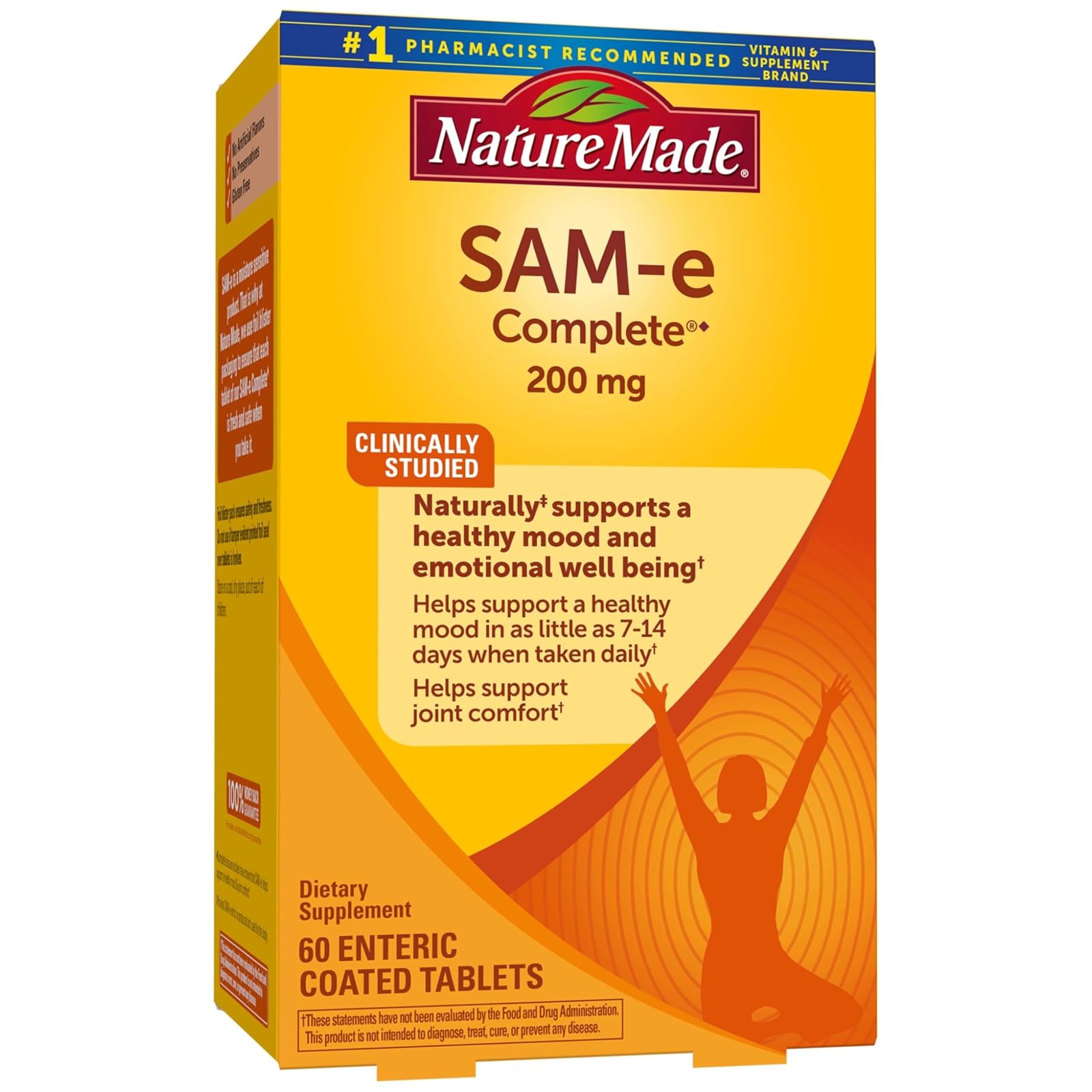 Nature Made SAM-e 200 mg tablets