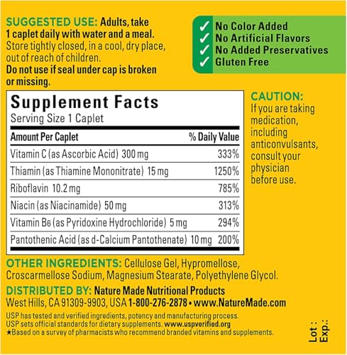 nature made vitamin b complex benefits