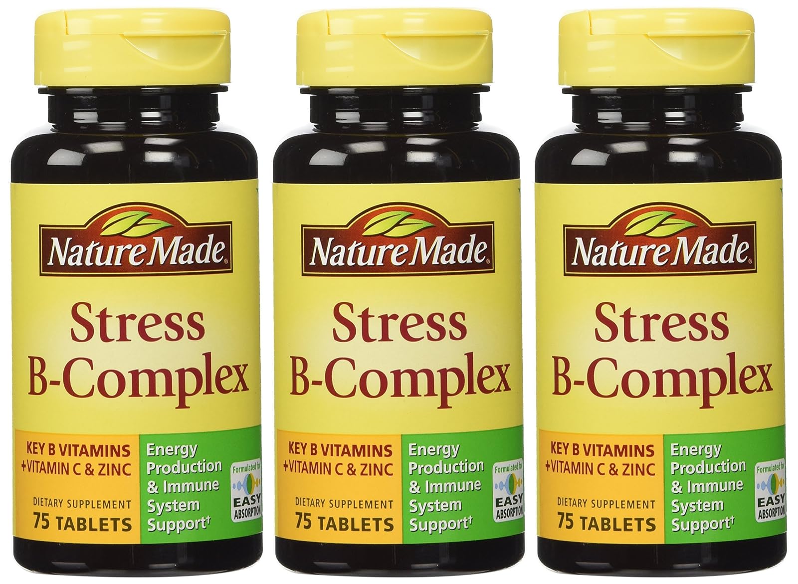 Nature Made vitamin B complex for stress relief
